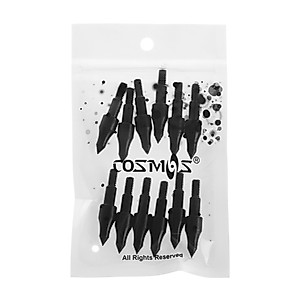 Cosmos 12 Pcs Screw-in Archery Bullet Points Arrow Tips Archery Target Practice Hunting Arrow Points for Recurve, Compound Bow, Crossbow, 100 Grain Each