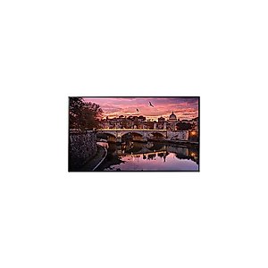 Samsung QB43R 43 inch 4K UHD 3840x2160 LED Commercial Signage Display for Business with HDMI, Wi-Fi, and 3-Year Warranty, 350 nit (LH43QBREBGCXZA)