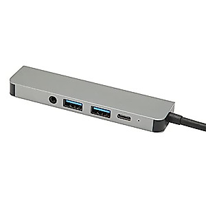 Usb C Dock, 5Gbps Aluminum Alloy PD Fast Charging USB C Hub USB3.0 Spee for Office for Keyboard for U Disk