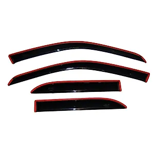 Auto Ventshade [AVS] In-Channel Ventvisor / Rain Guards | Smoke Color, 2 pc | 192311 | Fits 2001 - 2005 Honda Civic Coupe