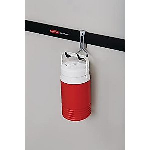 Rubbermaid FastTrack Cooler Hook, Garage Organization and Storage, Heavy Duty, Durable Locking Fit, Storage for Coolers, Cords, Ropes, Small Hoses