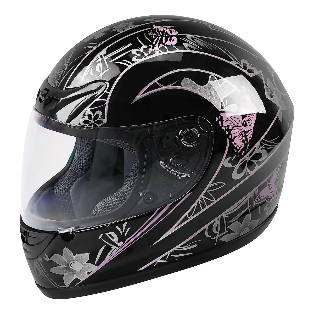 TCMT DOT Motorcycle Butterfly Flip Up Full Face Street Dirt Bike Adult Helmet ATV Motocross Motorcycle Helmet with Open Face Sun Shield