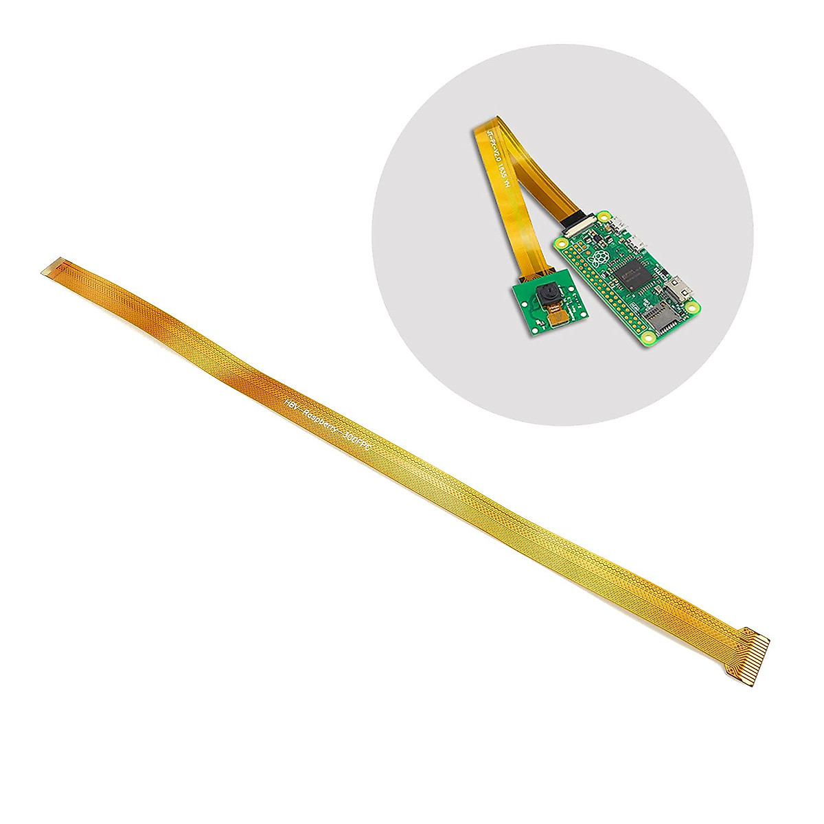 E-outstanding 30cm Zero Camera Adapter Cable Raspberry Pi Camera FFC Flexible Flat Cable Wire or Raspberry Pi Zero or Zero W