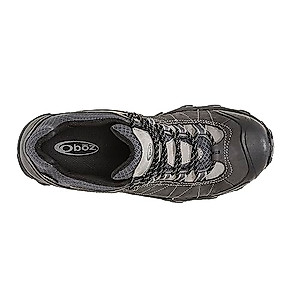 Oboz Men's Bridger Low B-Dry Waterproof Hiking Shoe, Dark Shadow, 10.5