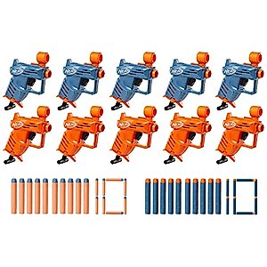NERF Elite Ace SD-1 Party Pack, 10 Blasters, 20 Darts, Kids Party Favors, Perfect Easter Basket Stuffers, Great Easter Gifts for Kids or Easter Toys for 8 Year Old Boys & Girls & Up (Amazon Exclusive)