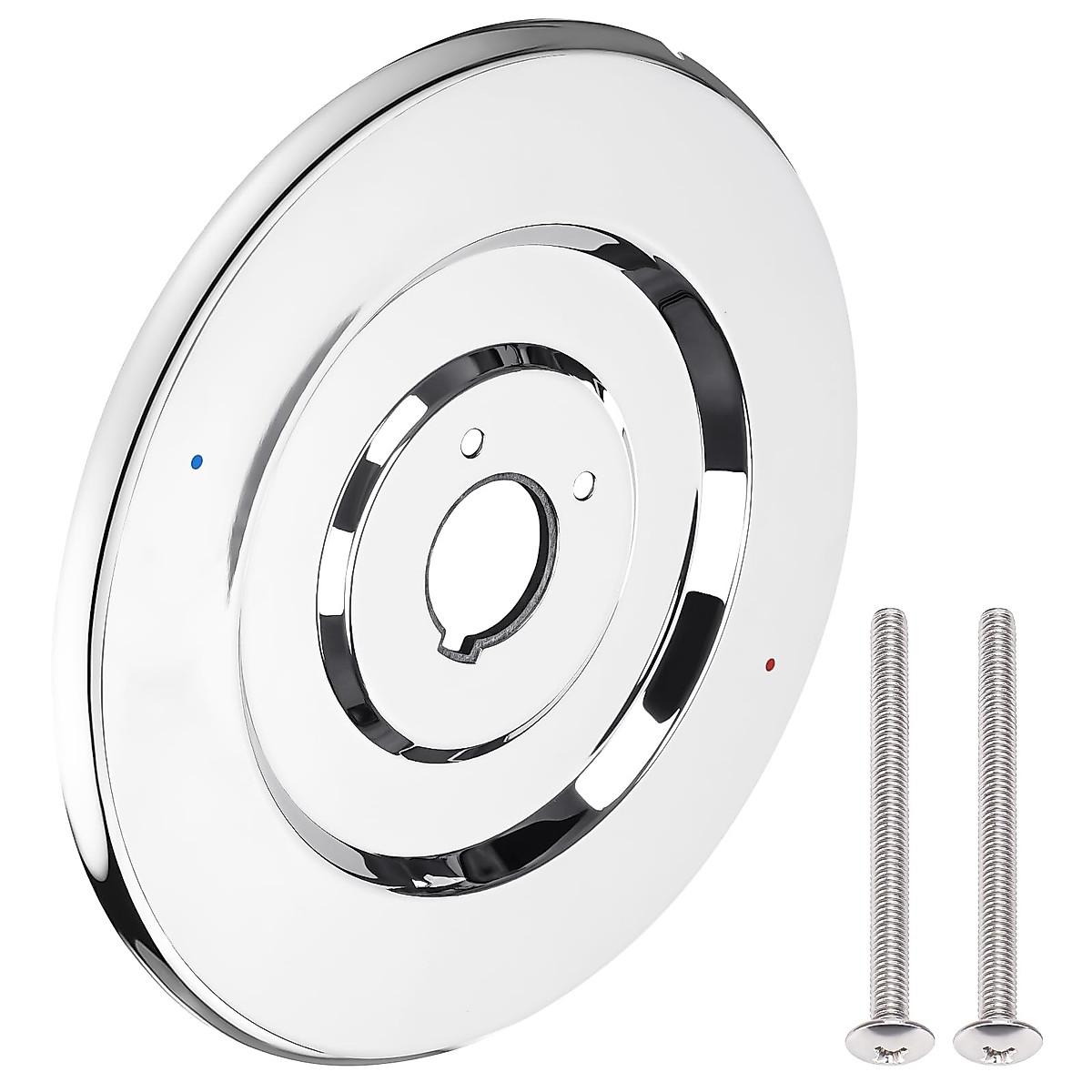 Chateau Collection Escutcheon Replacement for Moen 16090, for One-Handle Tub and Shower Faucets, Chrome