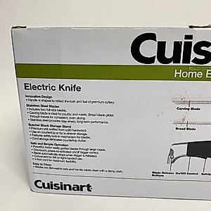 Cuisinart Electric Knife w/Bread Blade & Carving Blade
