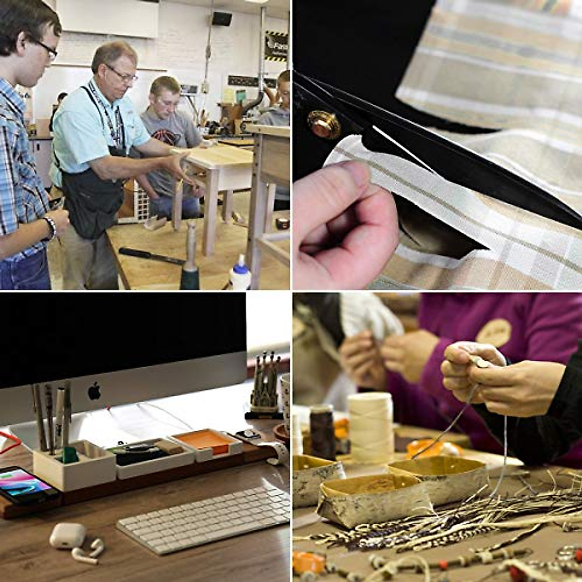 ABuff 10 Inch Left Handed Scissors for Lefty, Sewing Scissors with Thread Snip, Bent-left Dressmaker Shears with Box, Black