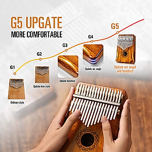 MIFOGE Mini Kalimba Thumb Piano 8Keys & MIFOGE Kalimba Thumb Piano 17 Keys