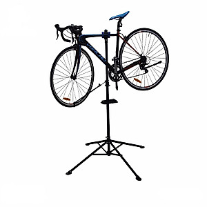 MaxxHaul 80725 Bike Repair Stand/ Display with Adjustable Height & 360 Deg. Rotating Head Clamp,black