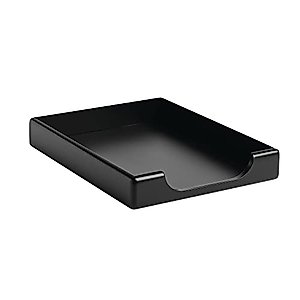 Rolodex® Wood Tones™ Letter-Size Tray, Black