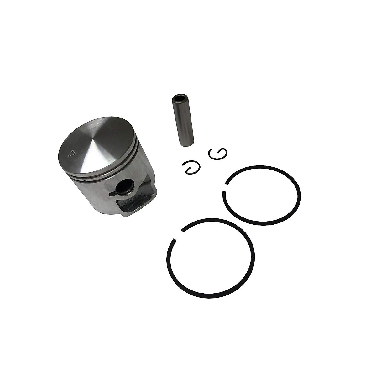 ENGINERUN 44MM Piston Piston Ring Kit Compatible with Husqvarna 150BF 150BT 350 BT Backpack Leaf Blower Parts Rep OEM 502849601