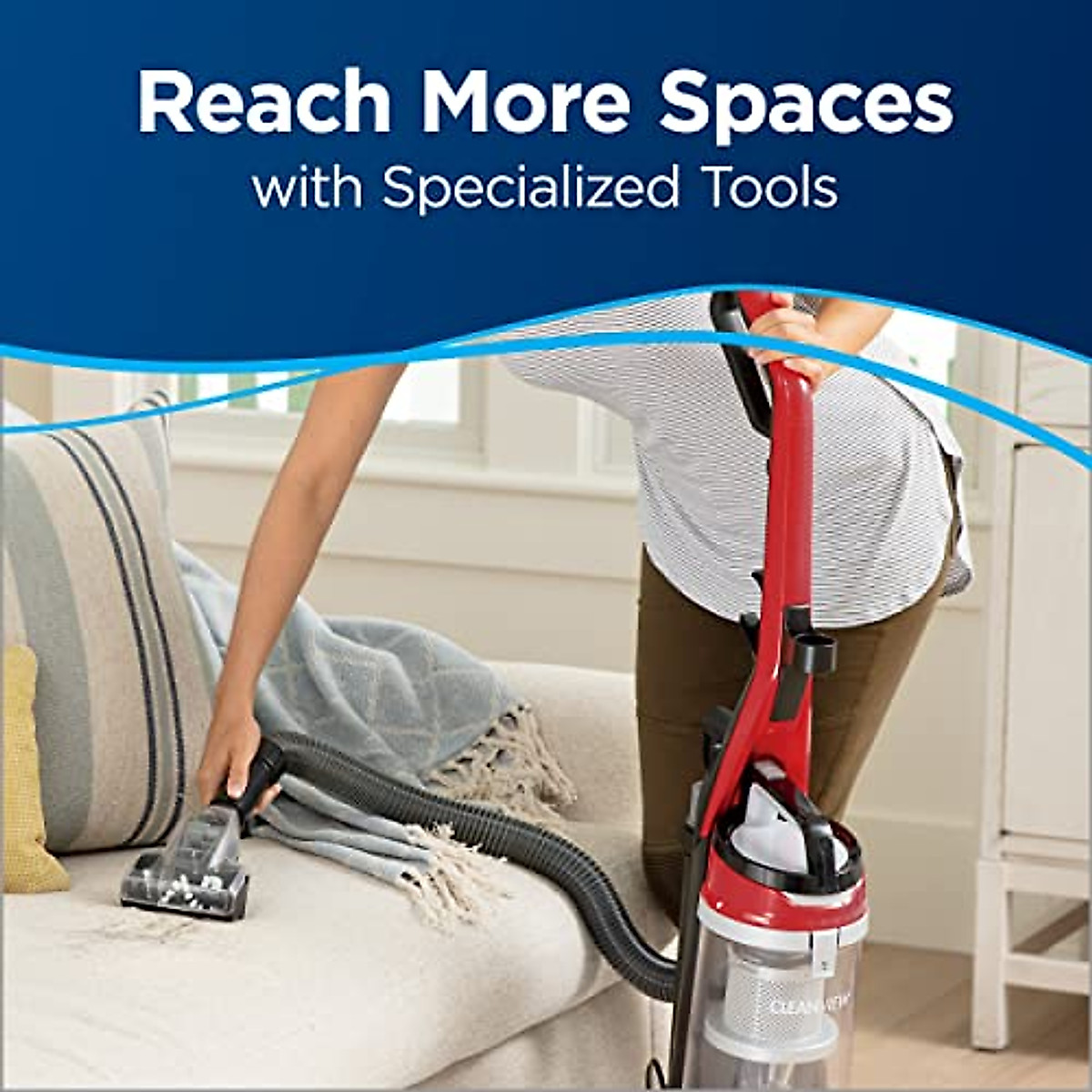 CleanView Bagless Vacuum, Powerful Multi Cyclonic System, Large Capacity Dirt Tank, Specialized Pet Tools, Easy Empty