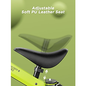 ﻿XJD 5 in 1 Toddler Bike, Tricycle for Toddlers 1-3 with Adjustable Seat Height, Removable Pedals, Ideal Balance Bike Birthday Gifts and Toys for Boys and Girls (Green)