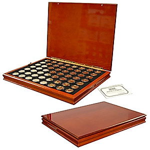 1999-2009 Gold layered State Quarter Set in Collectors Wood Box