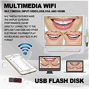 ofunoul 17" Large Digital LCD AIO Monitor 10 Million PixelsIntra Intra 0ral Camera,Single/Multiple Image Display（Multilingual Design ）