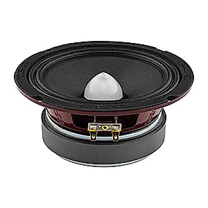 DS18 PRO-X6.4BMRGB Loudspeaker with RGB Light Bullet - 6.5", Midrange, 500W Max, 250W RMS, 4 Ohms - Premium Quality Audio Door Speakers for Car or Truck Stereo Sound System (1 Speaker)