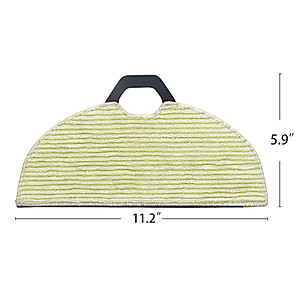 Replacement Mop Pads Refill Compatible Shark AI Robot Vacuum Cleaner RV2001WD/2002WD/AV2001WD/RV2610WA/AV2610WA/RV2620WD Accessories Spare Parts (4 Pack)