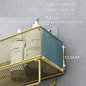 Shower Caddy Shelf Organizer, Bathroom Rack, Bathroom Toilet Wall Hanging Bath Toilet Towel Rack Storage Artifact, Bathroom Shower Organizer Rustproof Stainless Steel, Shower Caddy (??-????????)