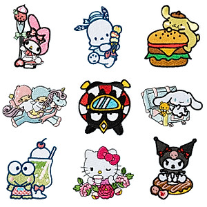 9 Pcs Embroidery Patches