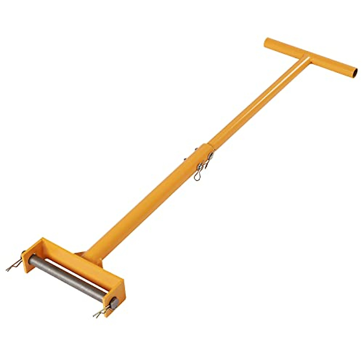 Machinery Mover 15T 33000Lbs Heavy Duty Industrial Machinery Mover Storage Dolly 9 Rollers Yellow Machine Moving Skates Heavy Duty Machine Dolly Skate for Moving Equipment,1 Pcs