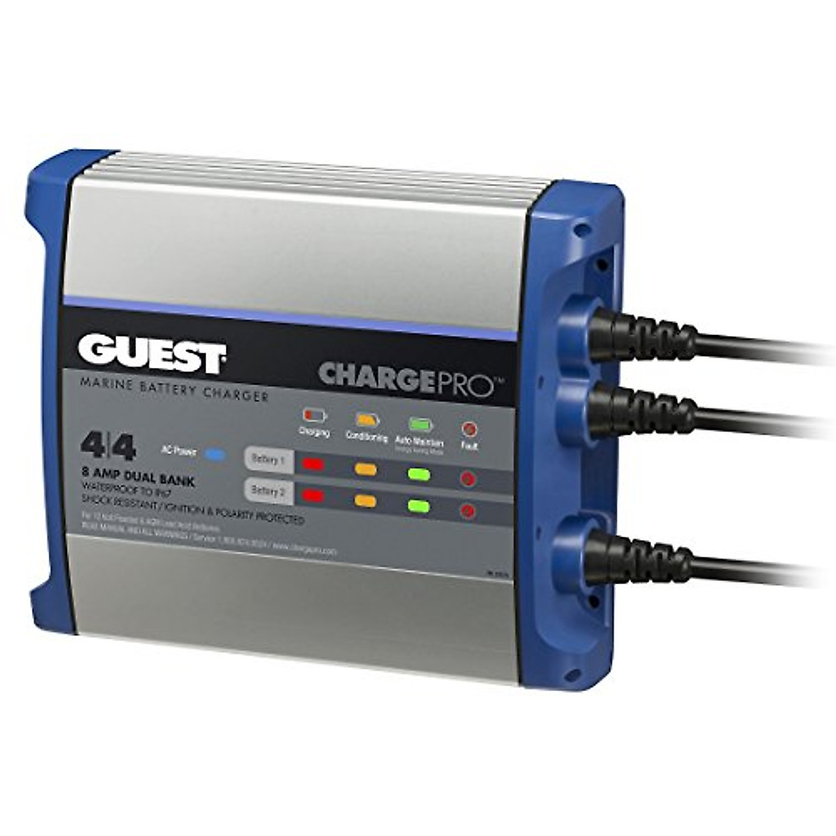 Guest 2707A Guest On-Board Battery Charger 8A / 12V, 2 Bank, 120V Input
