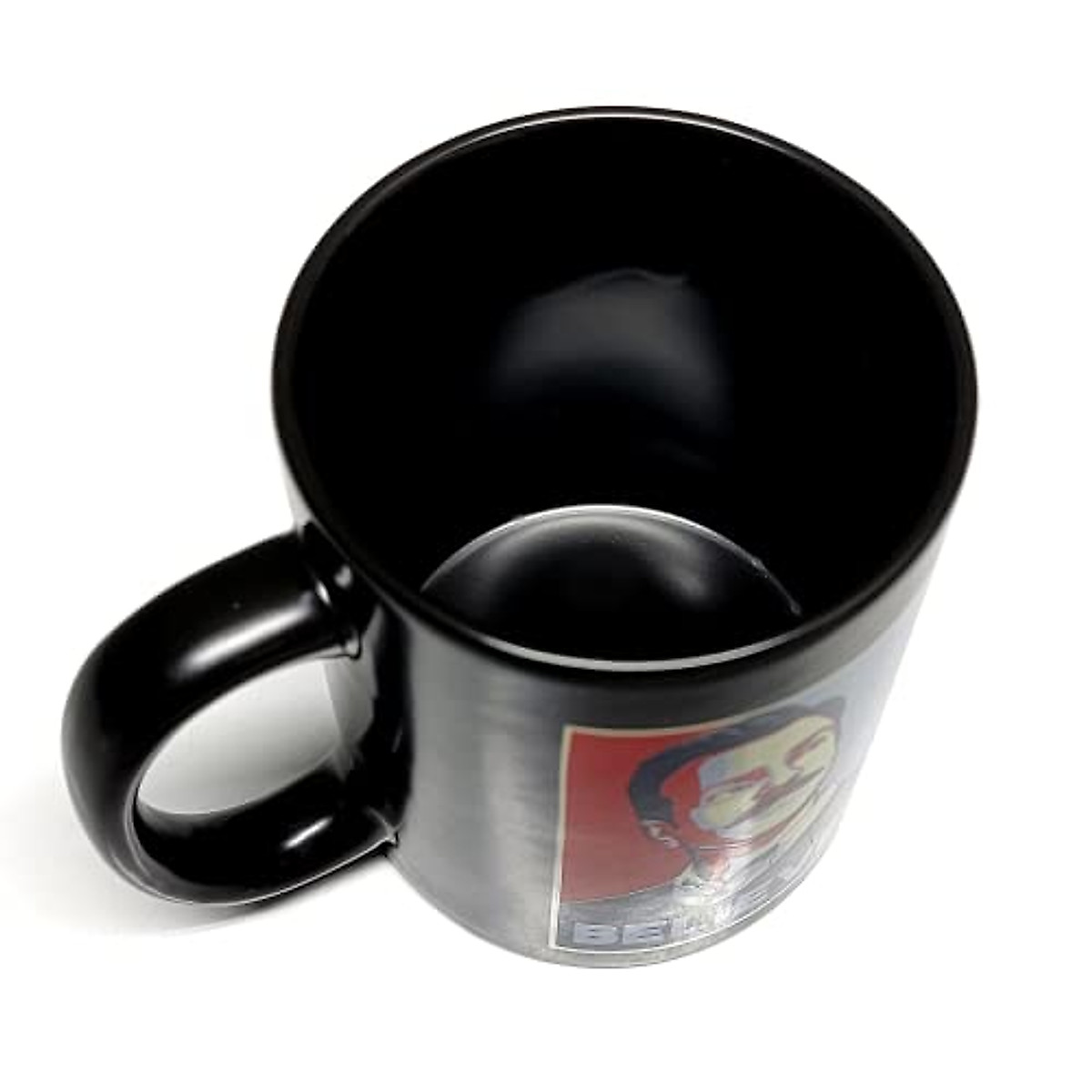 Mean Muggin Believe - 11oz Ceramic Black Mug - Artwork on Both Sides - Funny - Giftable Foam Box Protection - Inspired by Ted Lasso