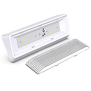 Leisure LED RV Exterior Porch Utility Light XL 12v 650 Lumen Lighting Fixture. Replacement Lighting for RVs, Trailers, Campers, 5th Wheels White Base Clear Lens (White, 1-Pack)