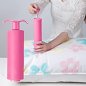 Vacuum Packing Bags for Fish Compressed Pump Vacuum Bags Manual Pump Air Bags Compression Hand Housekeeping & Organizers Sealed Bags for Clothes