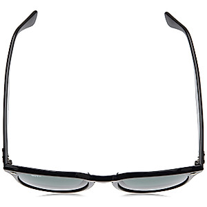 Ray-Ban RB4259F Low Bridge Fit Round Sunglasses, Black/Dark Green, 53 mm