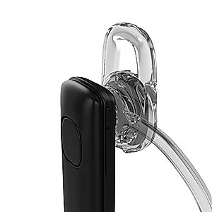 Replacement Hooks Ear Gels for Bluetooth Headset Headphones 6PC Earhooks + 12PC S M L Ear Gels Fit for M155 M165 M1100 M100 M55 M28 M25 Voyager Edge Headpiece (Clear)