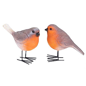 Fishlor Decor Birds Resin Bird, Bird Decor, Decorative Birds Resin Birds, Simulation for Balcony for Garden