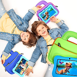 Contixo 10" Protective Sleeve Bag - Compatible with K102 & K103 Kids Tablets, Shockproof & Water-Resistant Carrying Case (Purple)