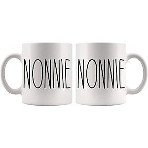 Nonnie Mug, Nonnie Mug Gifts for Christmas Coffee Cup, Birthday Gift, Mother's Day/Father's Day, Family Coffee Mug For Birthday Present For The Best Nonnie Ever Coffee Cup 11oz