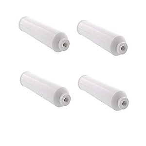 4 PACK compatible 10" X 2" GAC Inline Filter/RO Post Filter - 1/4" T33