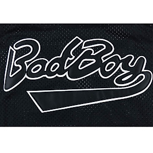 Micjersey BadBoy #72 Smalls Basketball Jersey, 90S Hip Hop Clothing for Party S-XXXL (Black, XXL)
