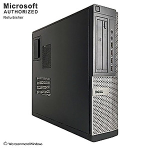 Dell OptiPlex 990 Desktop Computer Package - Intel Quad Core i5 3.1-GHz, 8GB RAM, 500GB HDD, 17 Inch LCD, DVD, Keyboard, Mouse, USB WiFi Adapter, Windows 10 (Renewed)