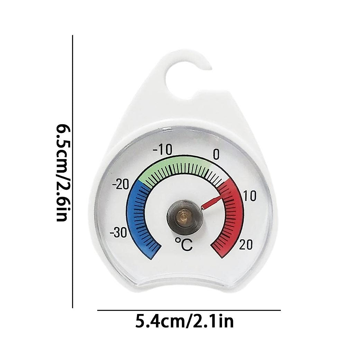 Fridge Thermometer,Fridge Thermometer Refrigerator Thermometer,Fridge/Freezer Thermometer with Hanging Hook