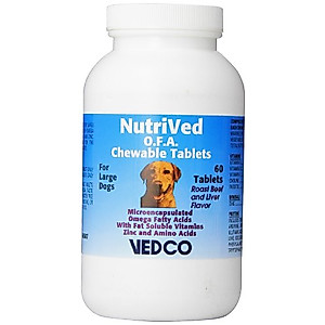 Vedco 60 Count Nutrived O.F.A. Chewable Tablets for Large Dogs