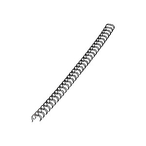 Fellowes 1/4-Inch Binding Spines Wire, 25-Pack, Black (52539)