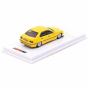 M3 Sedan Yellow 1/64 Diecast Model Car by WERK83 WK83-034C