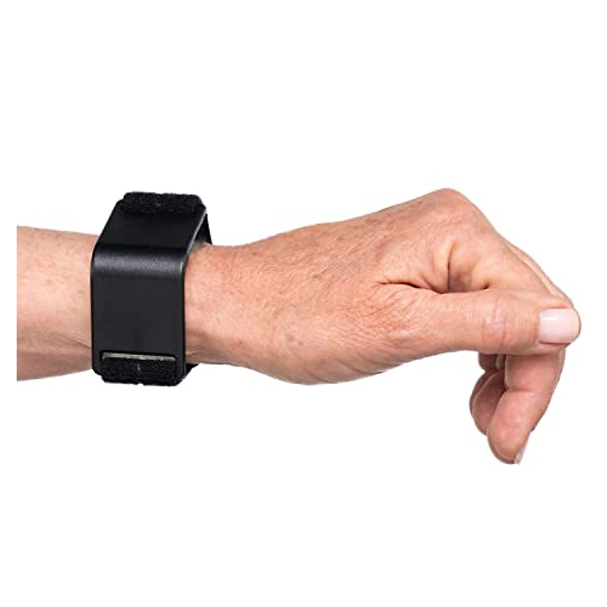 WRISTSMITH Wrist Brace For Compression Carpal Tunnel Wrist Support Brace For Men & Women - Portable Travel & Adjustable Splint For Daily Use at Work or Home (Jet Black)