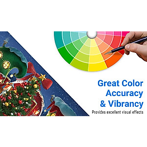 Funnytree 7x5FT Cartoon Christmas Village Photography Backdrop Winter Snow Pine Tree Background Xmas Fairy Tale Animated Kid Party Photo Booth Banner Supplies