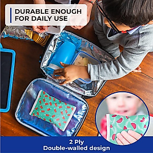 Thrive Ice Packs for Lunch Bags (4-Pack) - Reusable Soft Gel for Camping, Beach, Picnics, Injuries, and Cooler