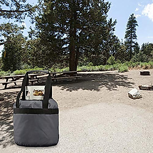 Mr.You Tank Cover,Propane Tank Cover with Handle for Easy Carrying Propane Can Protection Covers（Black,15" Dia xH16.5）