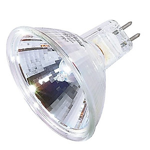 KOR (Pack of 10) MR16/FL - Flood- 12V - MR16 - GU5.3 Bi-Pin Base - Light Bulb with Clear Lens Cover - MR16 (20)