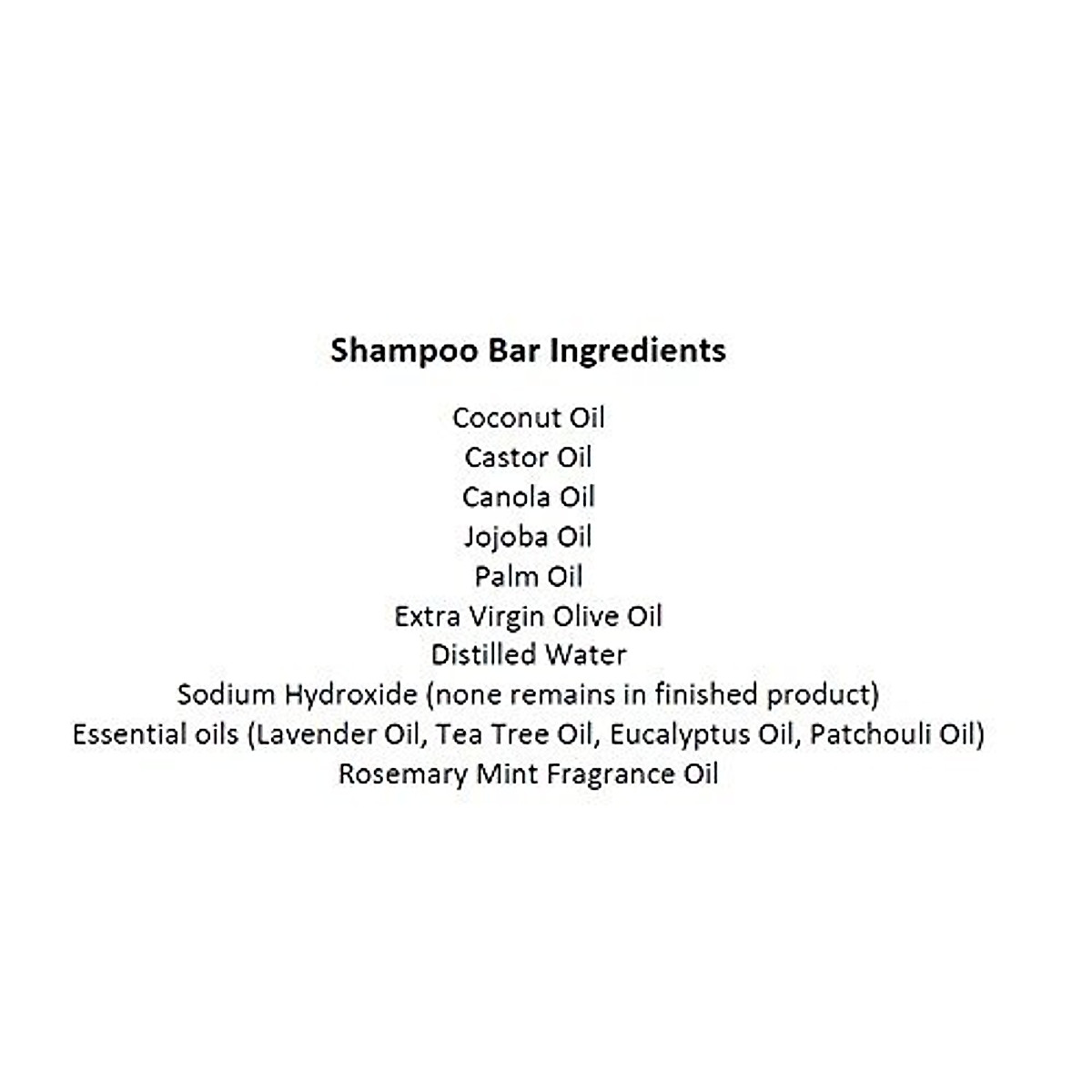Shampoo Bar (3.5 Oz) - With Jojoba Oil and Tea Tree Oil for Healthy Hair Growth and Scalp - Reduces Hair Loss - Phthalate, Paraben, Sulfate, and Gluten Free - Vegan