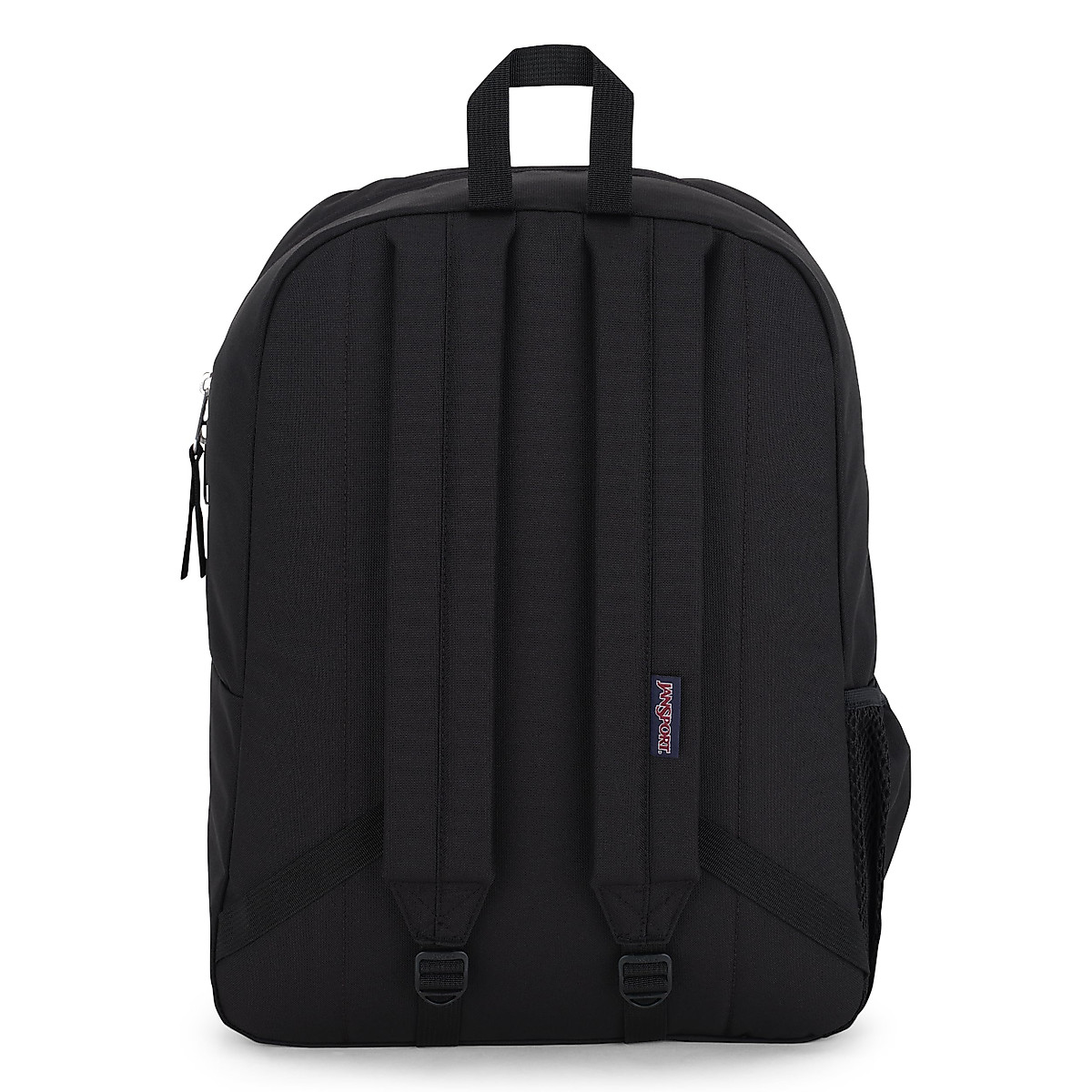 JanSport Cross Town School Backpack, Black, 17" x 12.5" x 6" - Simple Bookbag for Girls, Boys, Adults with 1 Main Compartment, Front Utility Pocket - Premium School Accessories