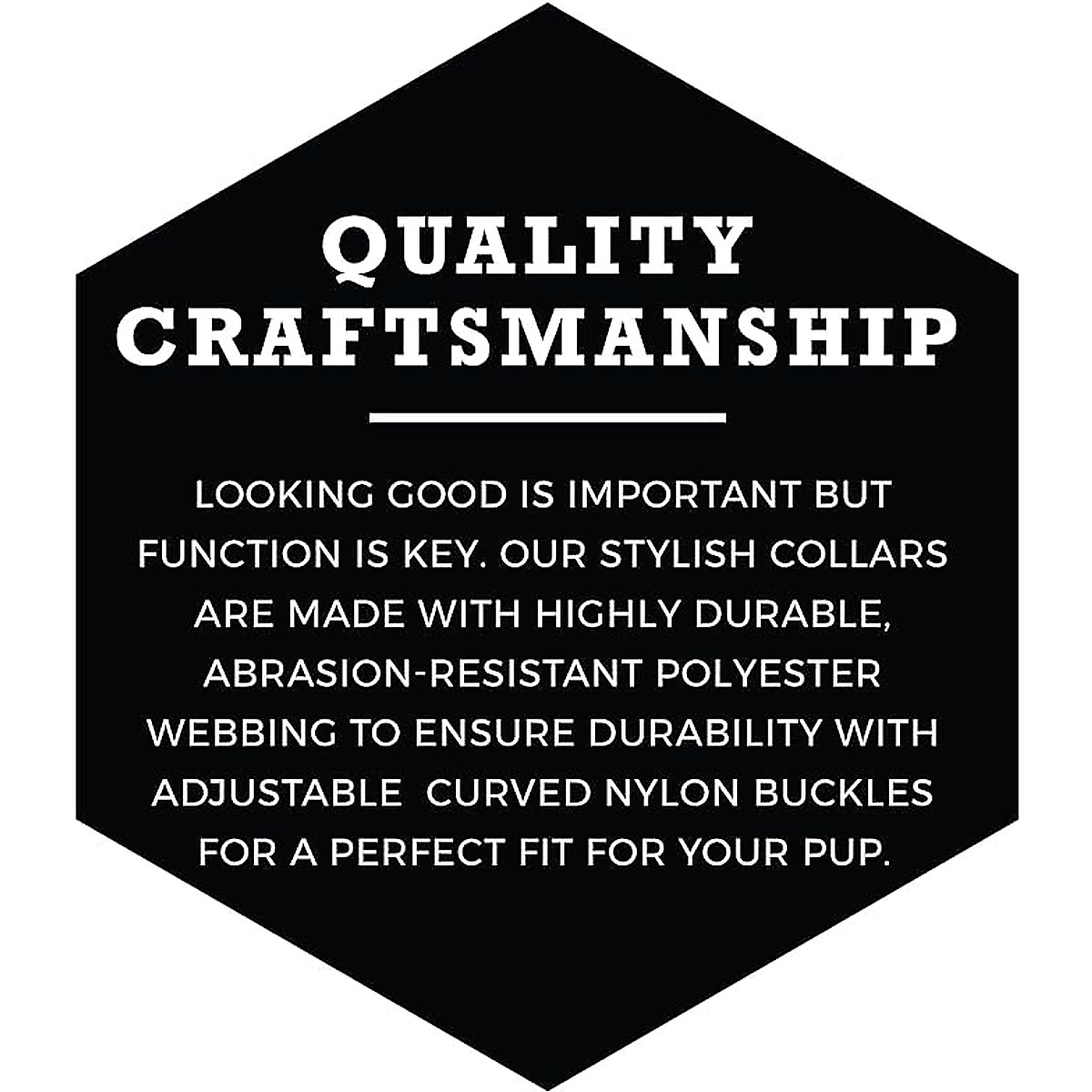 Wolfgang Adjustable Dog Training Collar, for Large Dogs, Durable & Easy to Clean Nylon Dog Collar with Quick Clip Buckles, For Training & Daily Use Made in USA, GreatEscape Print (1 Inch x 18-26 Inch)