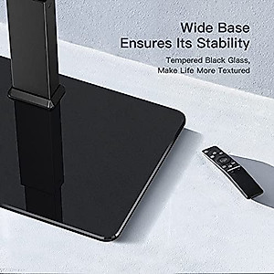 PERLESMITH Swivel TV Stand Universal Table Top TV Base for 37 to 65,70 inch LCD LED OLED 4K Flat Screen TVs - Height Adjustable TV Mount Stand with Safe TV Anti-tip Cable, VESA 600x400mm PSTVS03